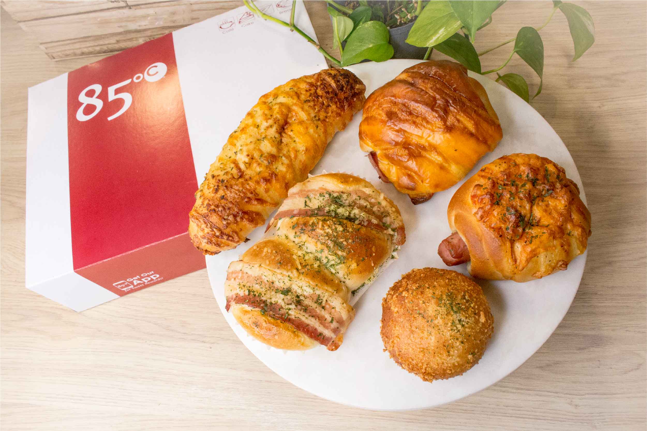 85°C Savory 5-Piece Box Set - 85C Bakery Cafe